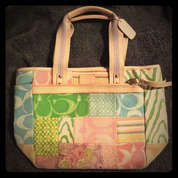 Coach | Bags | Vintage Coach Patchwork Tote | Poshmark